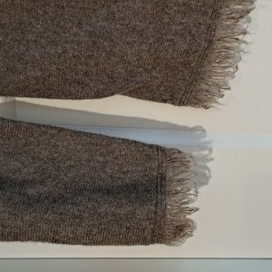 Gentle Herd | Sweaters | Nwt Frayed Edge Woolcashmere Sweater Bistre ...